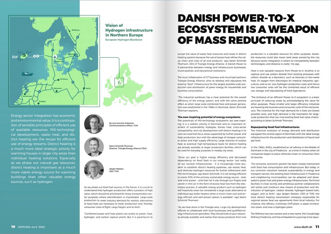Danish P-t-X ecosystem is a weapon of mass reduction - DBDH