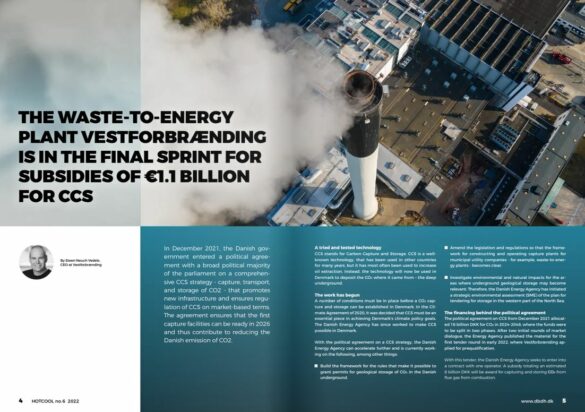 THE WASTE-TO-ENERGY PLANT VESTFORBRÆNDING IS IN THE FINAL SPRINT FOR ...