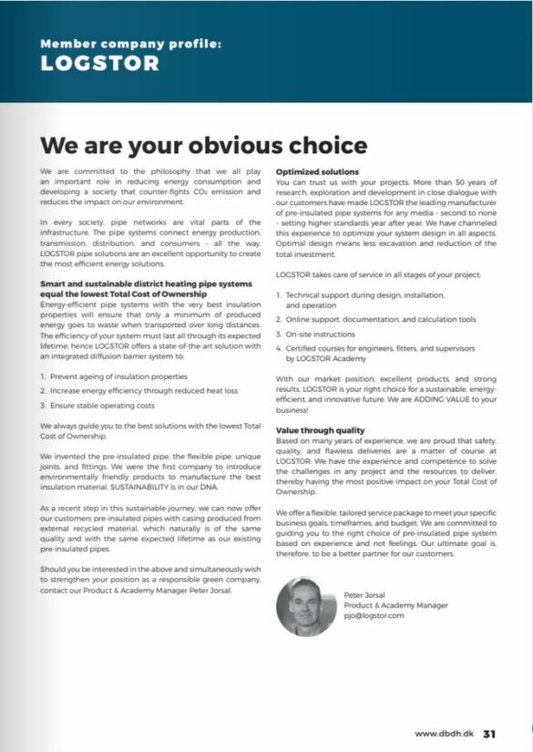 Kingspan | Logstor - Company Membership Profile - DBDH